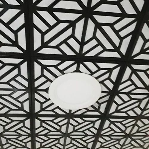 Dekoratif Tavan Paneli Tav Siyah - 30x30cm