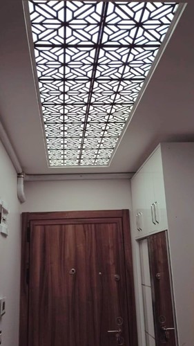 Dekoratif Tavan Paneli Tav Siyah - 30x30cm