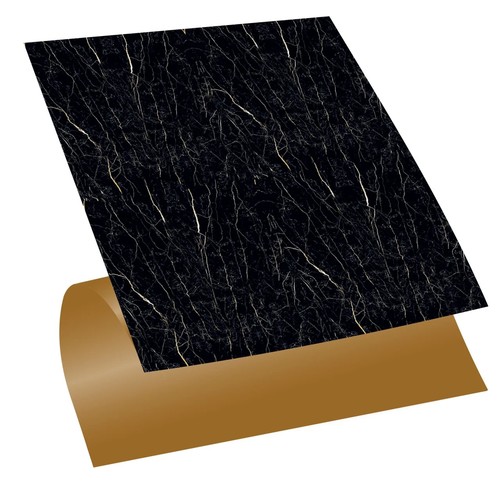 Kendinden Yapışkanlı Pvc Panel Siyah Mermer 30x30 - 11'li