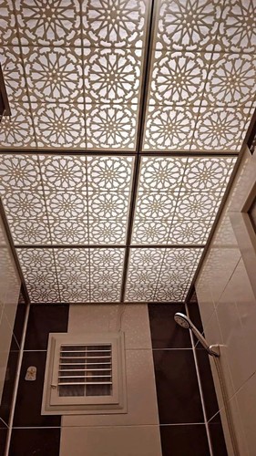 Dekoratif Tavan Paneli Otto Beyaz - 60x60cm